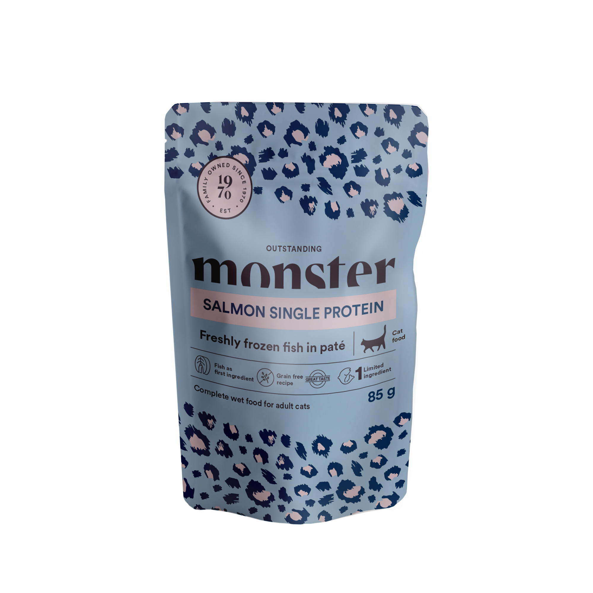 Cat single Salmon 85g pss monster - Eläintarvikeliike Voimaeläin ...