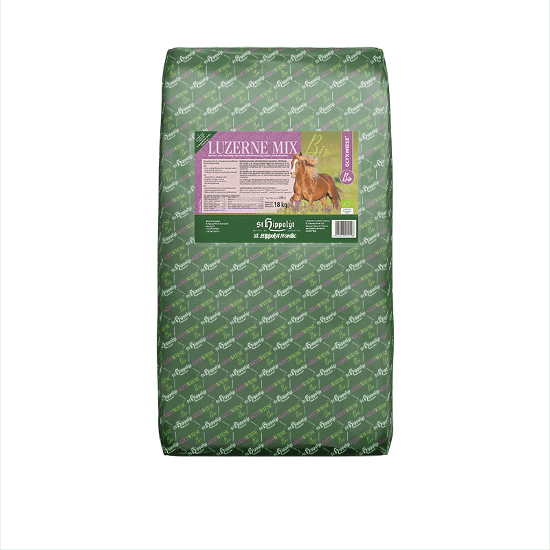 Glyx-Wiese Bio Luzerne 18kg St Hippolyt - Eläintarvikeliike Voimaeläin ...